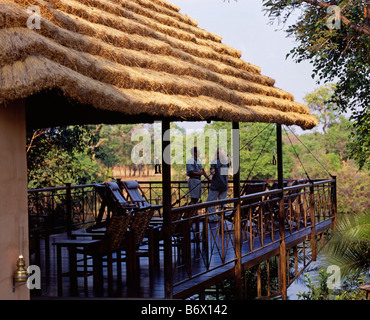 Lunga River Lodge, Kafue National Park, Zambia, Africa Stock Photo - Alamy