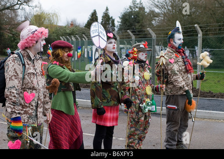 The Clandestine Insurgent Rebel Clown Army hold their first protest ...