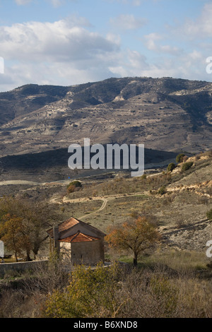Remote Troodos Village Church or chapel, Cyprus Stock Photo - Alamy
