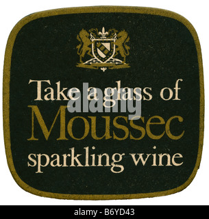 moussec sparkling wine Stock Photo - Alamy