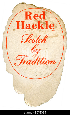 red hackle scotch by tradition back Stock Photo - Alamy