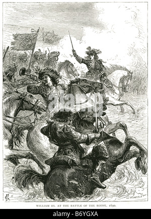 The Battle of the Boyne, a battle in 1690 between the forces of the ...