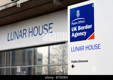 The logo of the Home Office UK Border Agency, Liverpool, England Stock ...