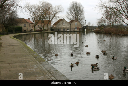 Mill Dam at Tickhill, Doncaster, South Yorkshire, England, UK Stock ...