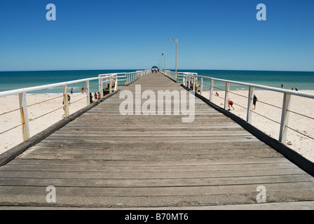 Pier Henley Beach Adelaide South Australia Australia aerial Stock Photo ...