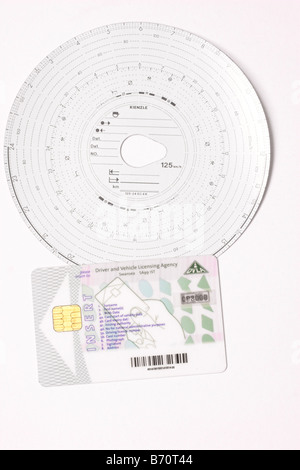 Digital Tachograph card for haulage industry Stock Photo - Alamy
