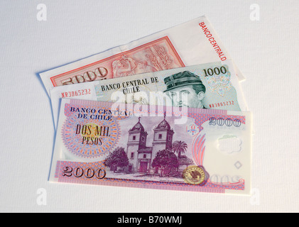 Chile Pesos Bank Notes Stock Photo - Alamy