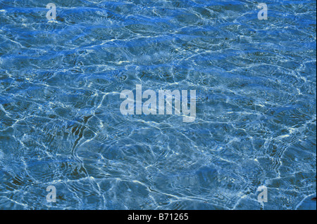 Beautiful surface of a superficial reservoir with transparent water ...