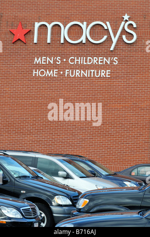 Sign on a Macy's department store at Flatiron Crossing mall Thursday ...
