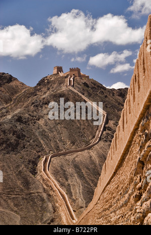 Jiayuguan Great Wall Stock Photo - Alamy