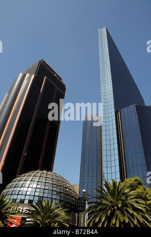 Modern buildings along Paseo de la Reforma, Mexico City, Mexico Stock ...