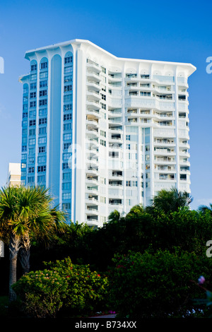 Riviera Beach , Florida , study of modern apartment block , high rise ...