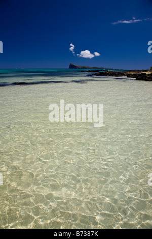 Island of Coin de Mire also known as Gunners Quoin Indian Ocean ...