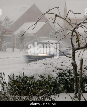 Norwich in winter covered by snow Stock Photo - Alamy
