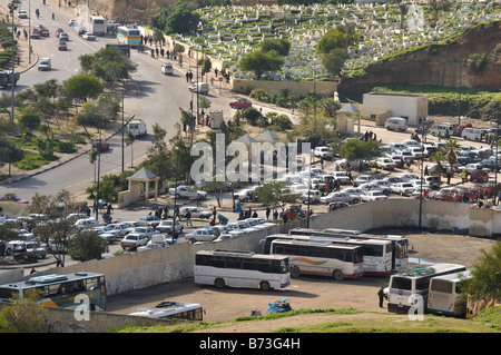 Morocco, Fes, taxi station Stock Photo - Alamy
