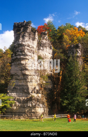 Natural Chimneys, Virginia Stock Photo - Alamy