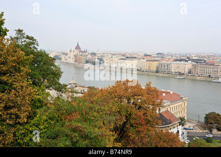A view of Budapest from the Var Budapest October 12 2007 Stock Photo ...