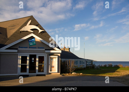 Seacoast Science Center at Odiorne State Park in winter after snow ...