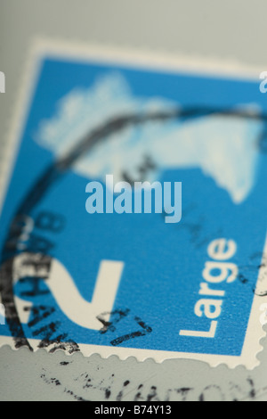 Royal mail Second class large stamp Stock Photo - Alamy