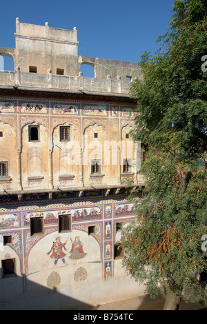 haveli or merchants house nawalgarh Stock Photo - Alamy