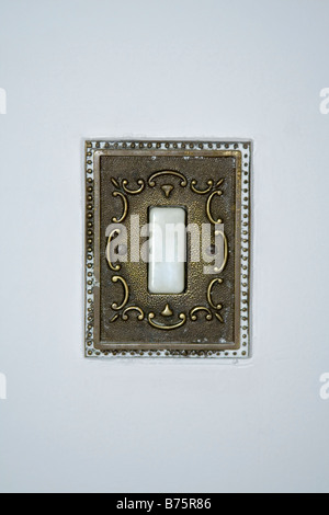 Old style light switch Stock Photo - Alamy