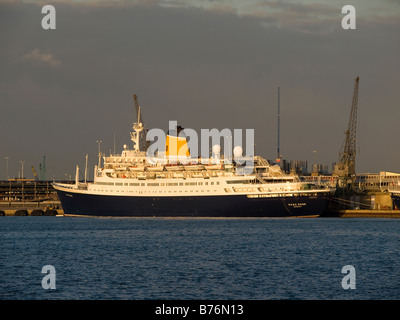 Saga Rose Cruise Ship Port of Southampton England UK In the Stock Photo ...