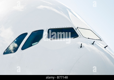 Airbus A380 windshield Stock Photo - Alamy