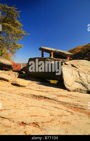 Jefferson Rock, Appalachian Trail, Harpers Ferry, West Virginia, USA ...