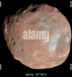 Phobos, moon of Mars Stock Photo - Alamy