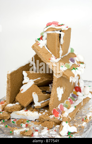broken gingerbread house Stock Photo - Alamy