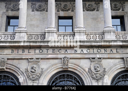 National Library Biblioteca Nacional Madrid Spain Stock Photo - Alamy