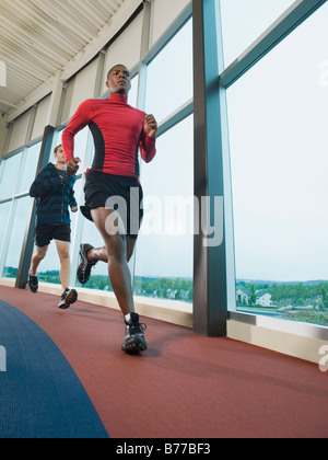 Indoor running track Stock Photo - Alamy