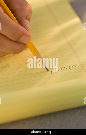 Close up image of writing a word PLAN on a notebook paper Stock Photo ...