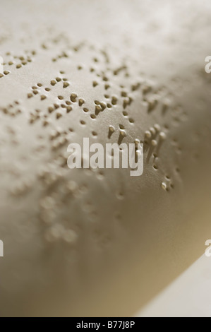 Close-up of braille Stock Photo - Alamy