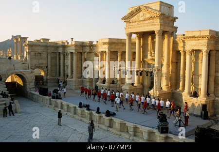 Roman theatre, Palmyra, Syria Stock Photo - Alamy