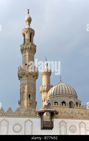 Kairo, Al Azhar Moschee, Minarette Stock Photo - Alamy
