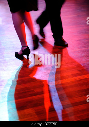 couple?s feet dancing Stock Photo - Alamy