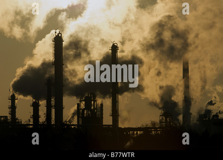 Lyondell-Basell plastics factory, Wesseling, Cologne, North Rhine ...