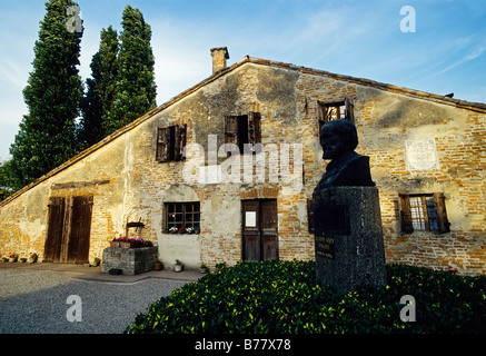 Giuseppe Verdi's house, Roncole Verdi, province of Parma, Italy Stock ...