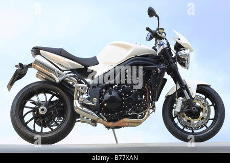 Side view of a Triumph Speed Triple RS, on display at the Regent Street ...