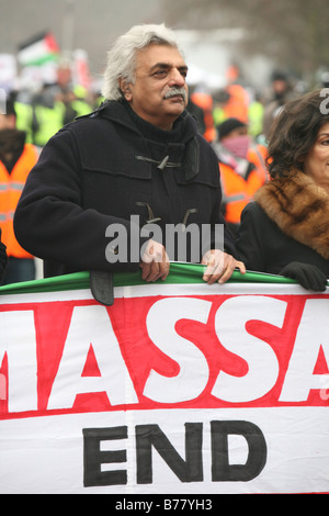 Anti war protest London, Tariq Ali Stock Photo - Alamy