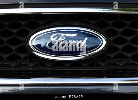 ford car badge sign at dealership ford henry ford icon logo trademark ...