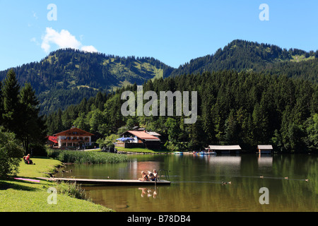 The German Alps or Bayerische Alpen Mountain Range During Summer Stock ...
