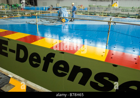 Japan's E-Defense earthquake simulator at the Hyogo Earthquake ...