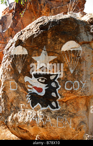 Eemblem of a South African army units stationed on the Limpopo river ...