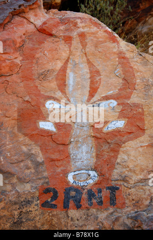 Eemblem of a South African army units stationed on the Limpopo river ...