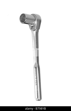 Socket wrench isolated on white background Stock Photo - Alamy
