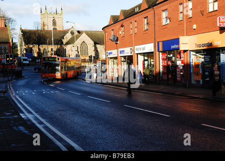 Hucknall High Street Stock Photo - Alamy