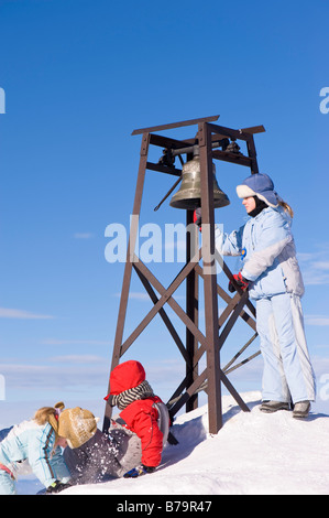 Memorial bell on Kasprowy Wierch Zakopane Tatra Mountains Podhale ...