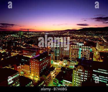 Northern lights with a view Stock Photo - Alamy